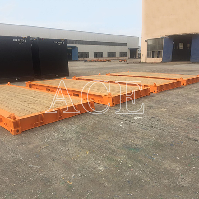 20ft Wood Floor Platform Container for SaleProduct on ACE Container ...
