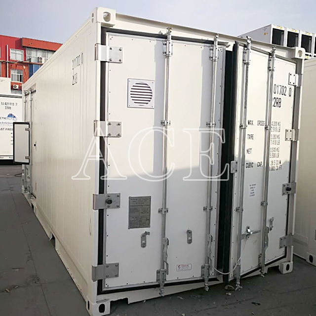 2 Room Dual Temperature Freezer and Chiller 20ft Reefer Container for ...